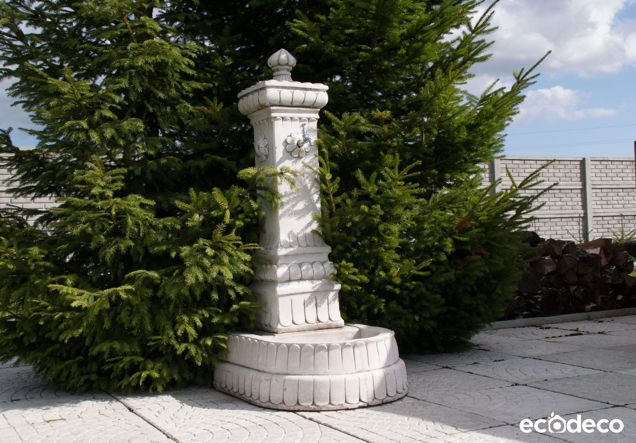 Cismea gradina, fantanita curte din beton - EcoDeco