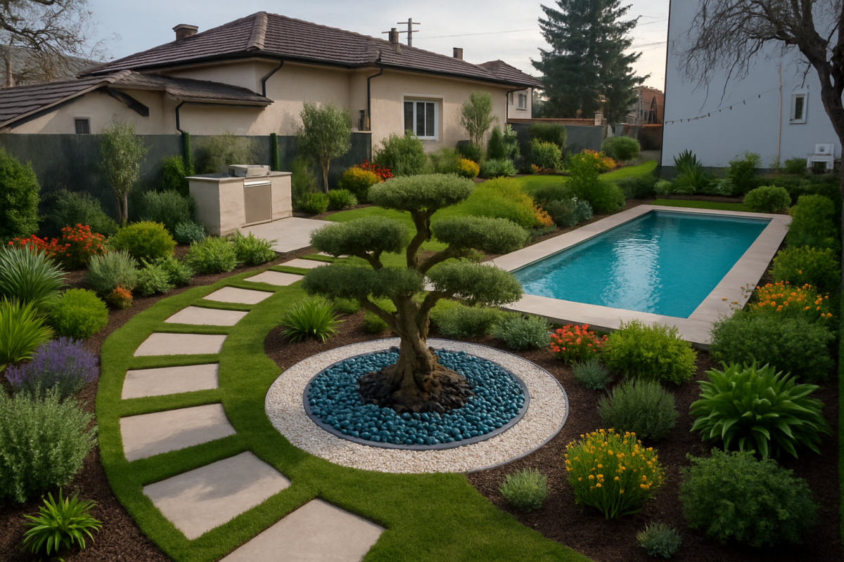 Idei sau exemple de amenajare curte cu DecoExpert by ECODECO - EcoDeco
